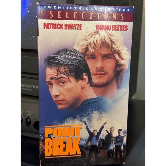 Fox | Media | Point Break Vhs Patrick Swayze Keanu Reeves 995 Action ...